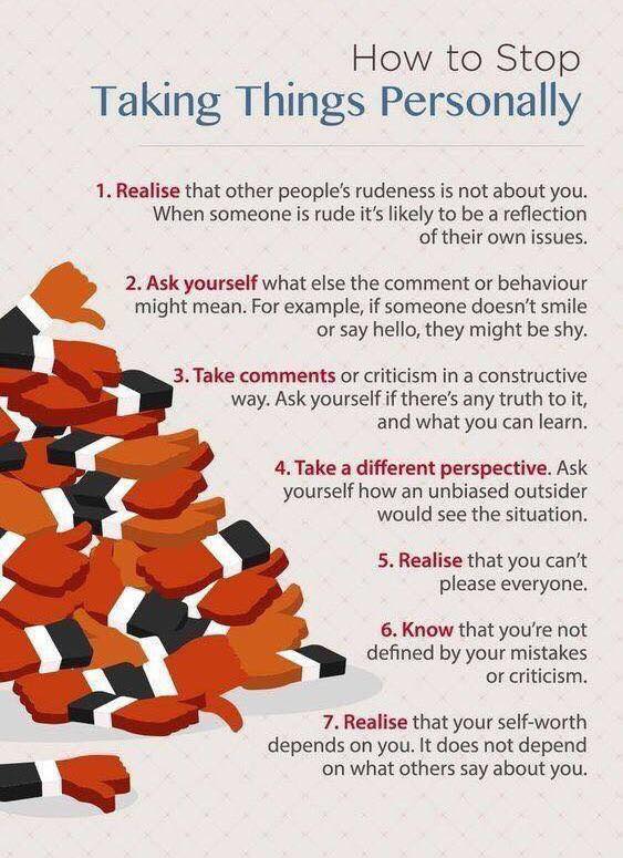 How to stop taking things personally – Tamara Kulish