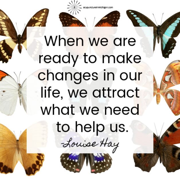 When we are ready to make changes in our life, we attract what we need ...