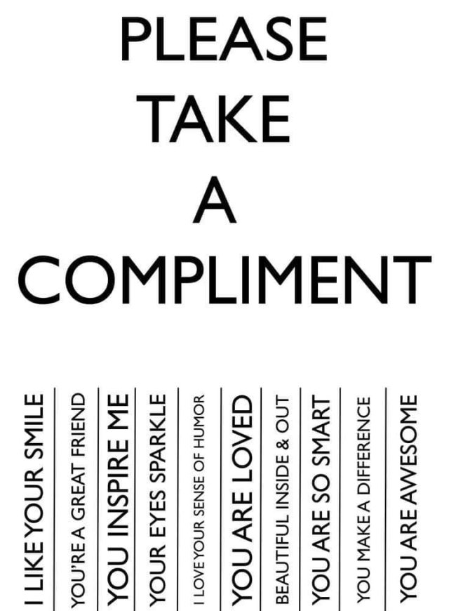 Compliments Take What You Need How To Make Compliment